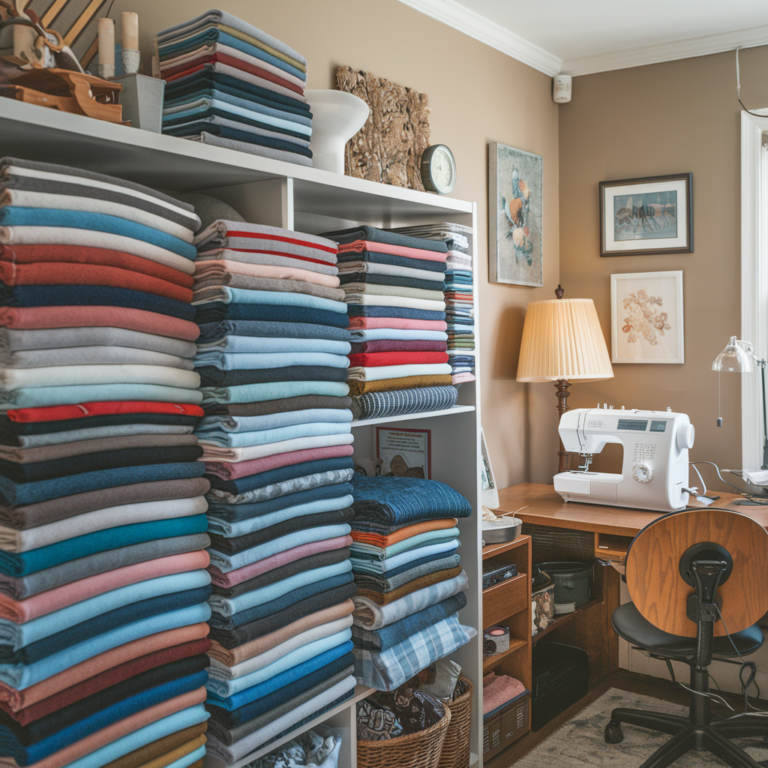 12 Fun & Practical Tips to Organize Your Sewing Room